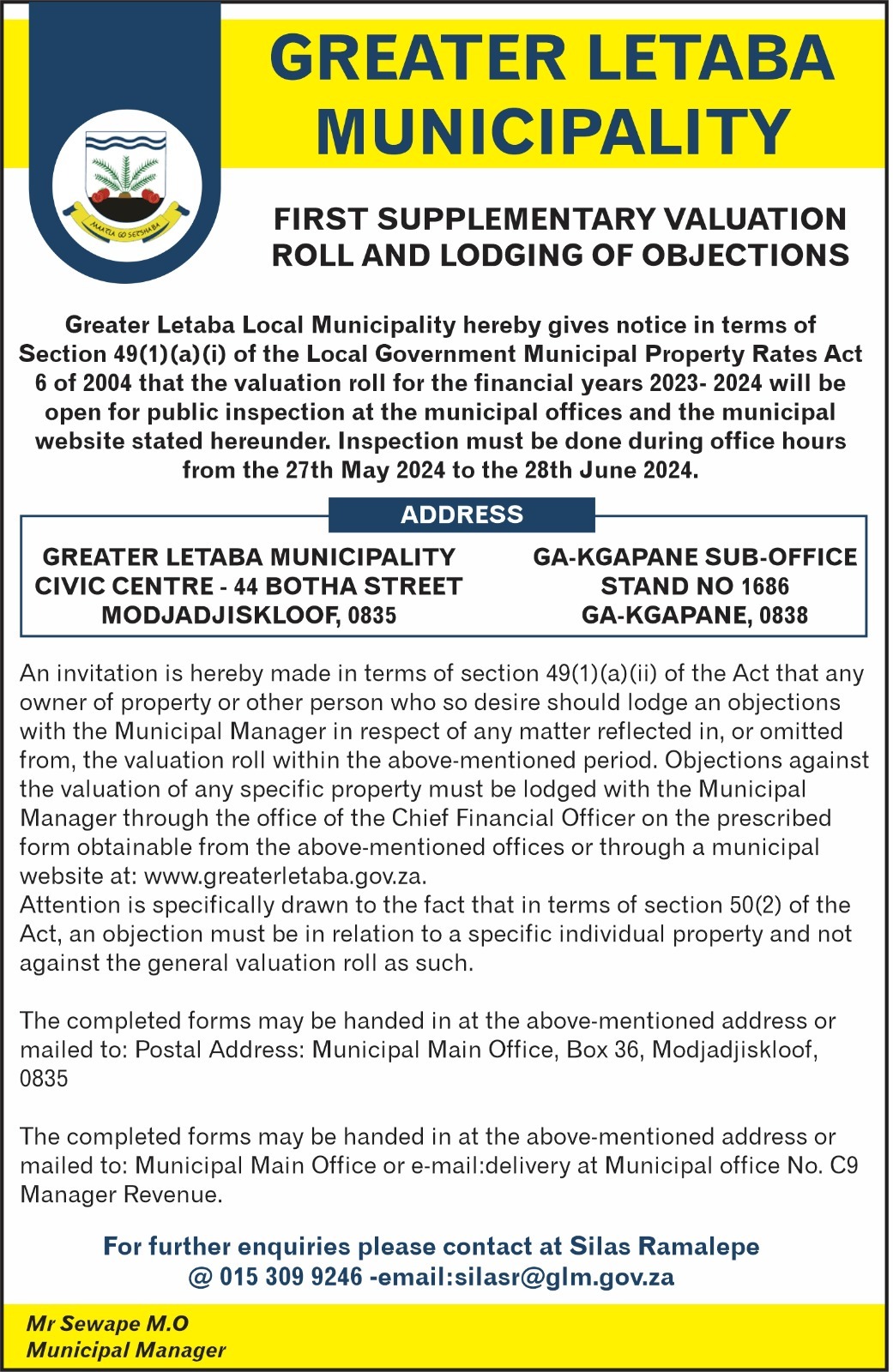 Home | Greater Letaba Municipality